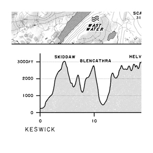 Bob Graham Round With Route Profile - Lake District, England, UK ...