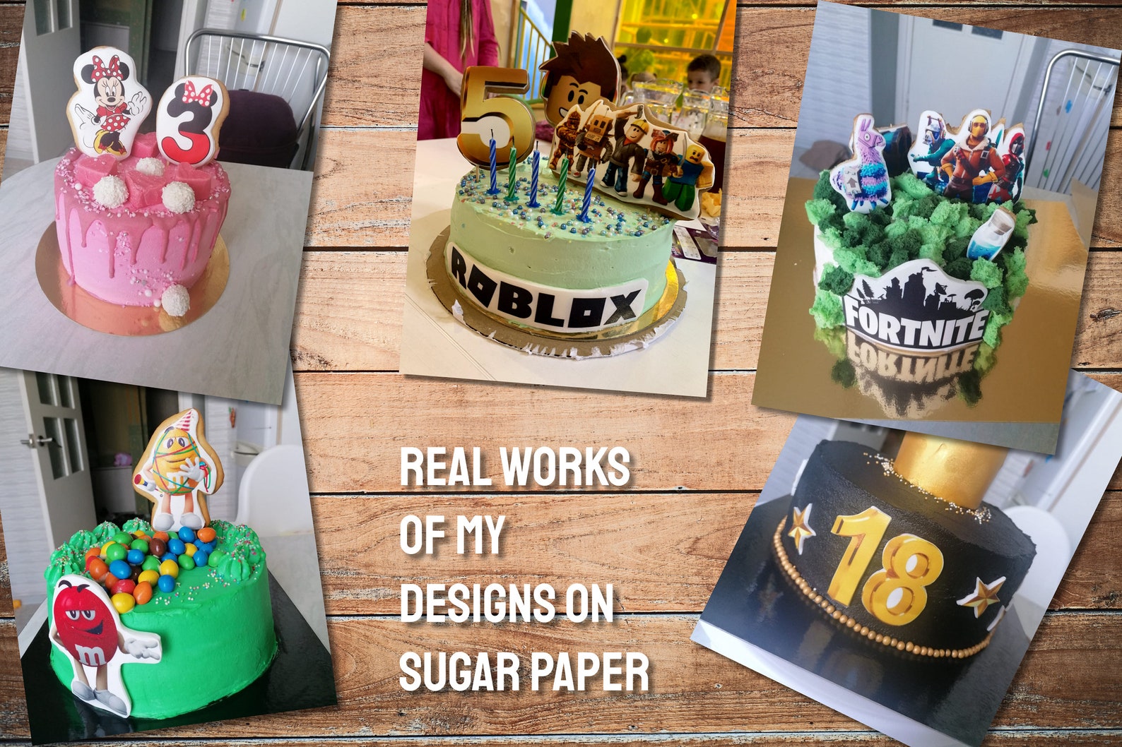 Printable Roblox Birthday Cake Topper 5 Years Boy Party Cake - Etsy New ...