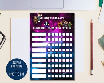 Roblox Chore Chart - Etsy