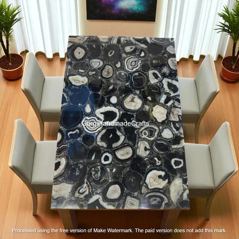 Geode Table Top - Etsy