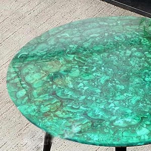 Malachite Stone Top Console Coffee Table Top Counter Bar Desk Handmade ...