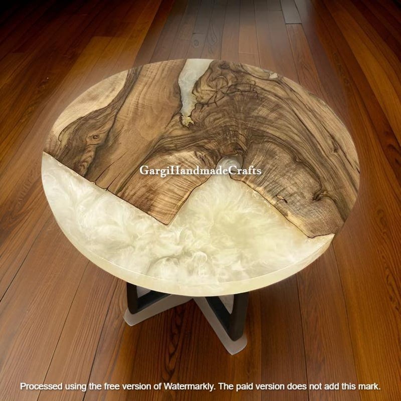 Round Epoxy Table - Etsy