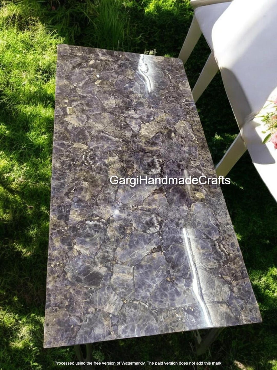 Amethyst Stone Centre Table Stunning Natural Amethyst Dining Table for ...