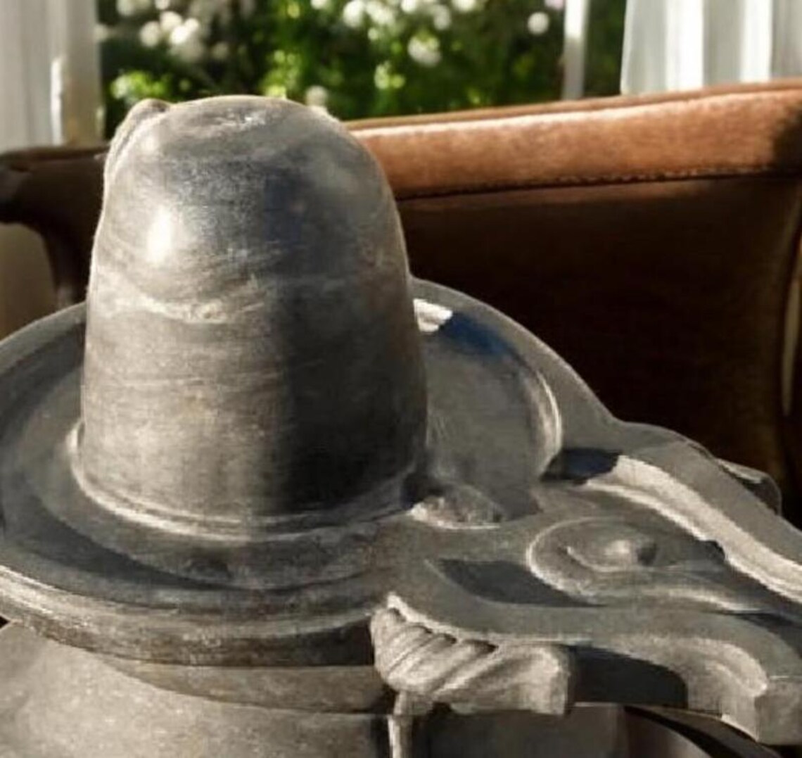 21" Black Marble Shivling Idol: Handmade Shiva Lingam for Puja - Etsy