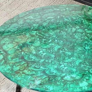 Malachite Stone Top Console Coffee Table Top Counter Bar Desk Handmade ...