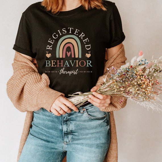 RBT Shirt Registered Behavior Technician Rainbow Shirt ABA - Etsy