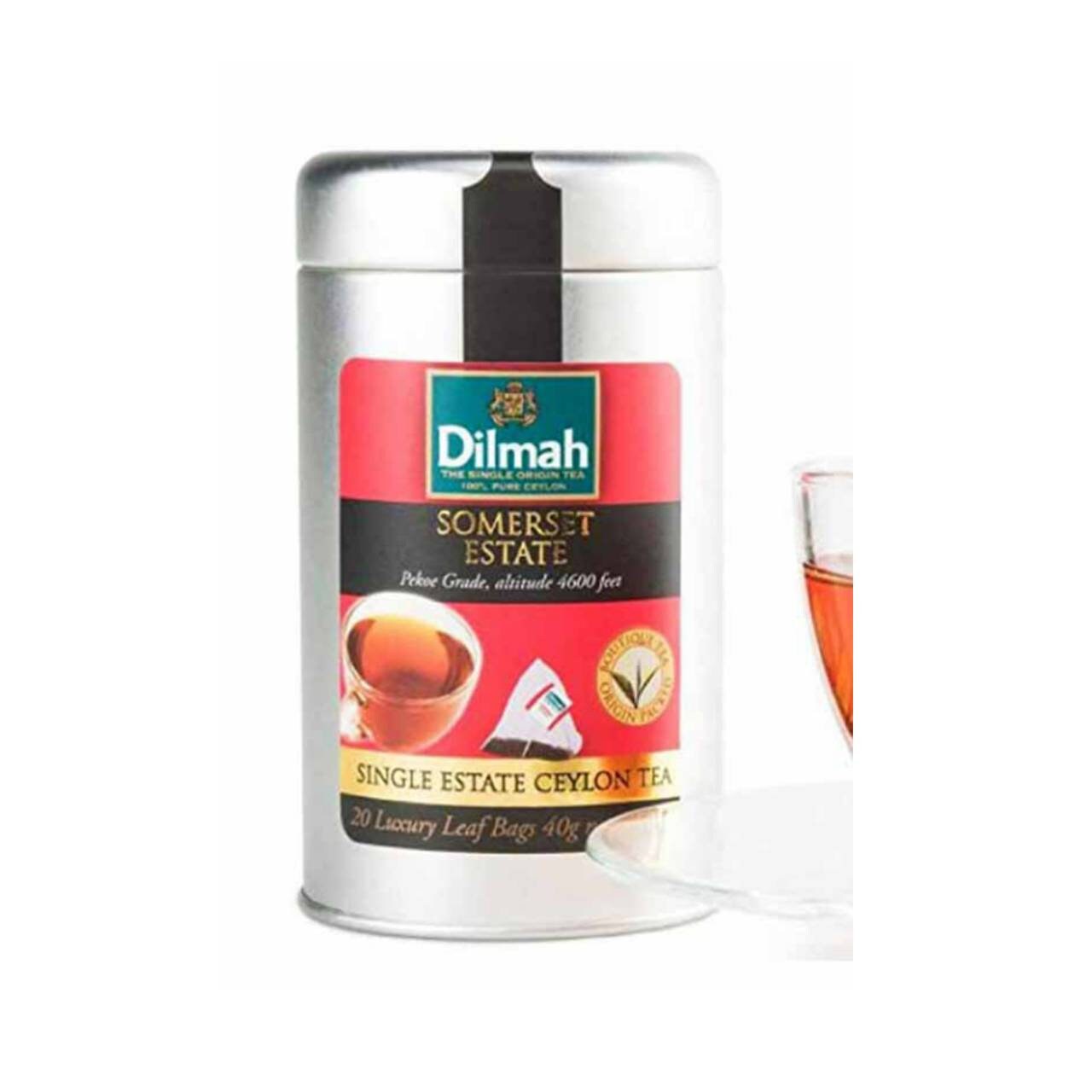 Dilmha 100% Pure Natura Ceylon Tea, 20 Bags Sri Lanka Luxury Tea ...