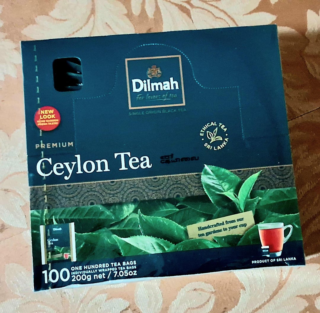 Dilmah Ceylon Tea. 100 Tea Bags in One Box. Handcrafted Tea From Sri ...