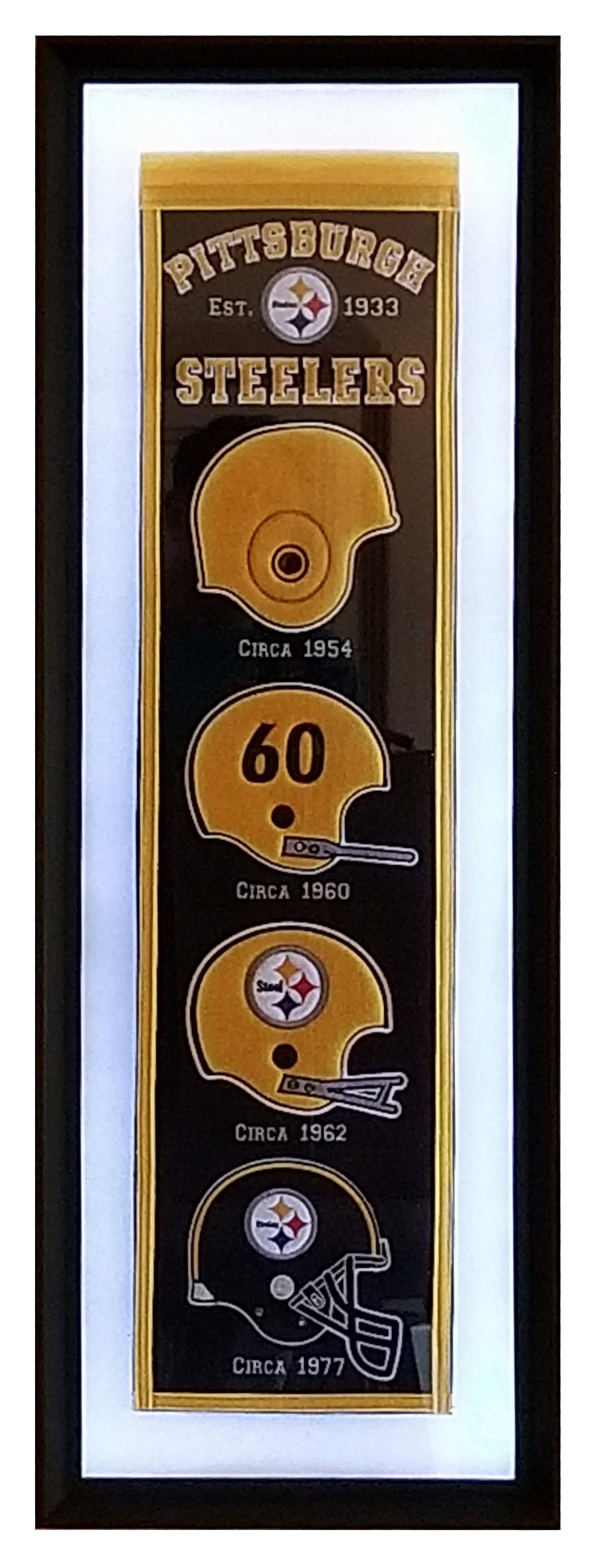 Pittsburgh Steelers, Illuminated Shadow Box Display, Man Cave Sign ...
