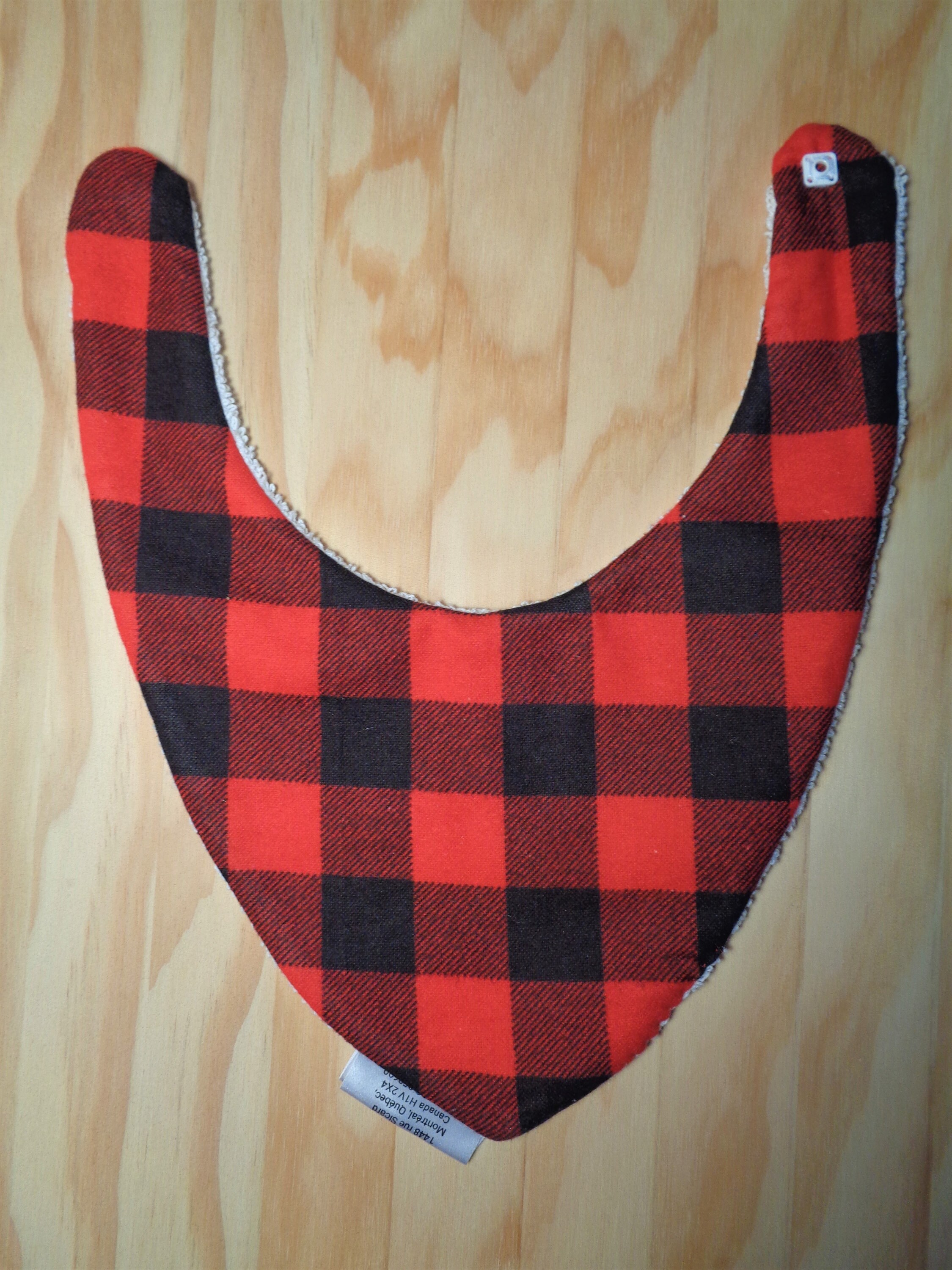 Duo Washcloth and Cotton Rat Checkered Bib for Newborn - Etsy UK