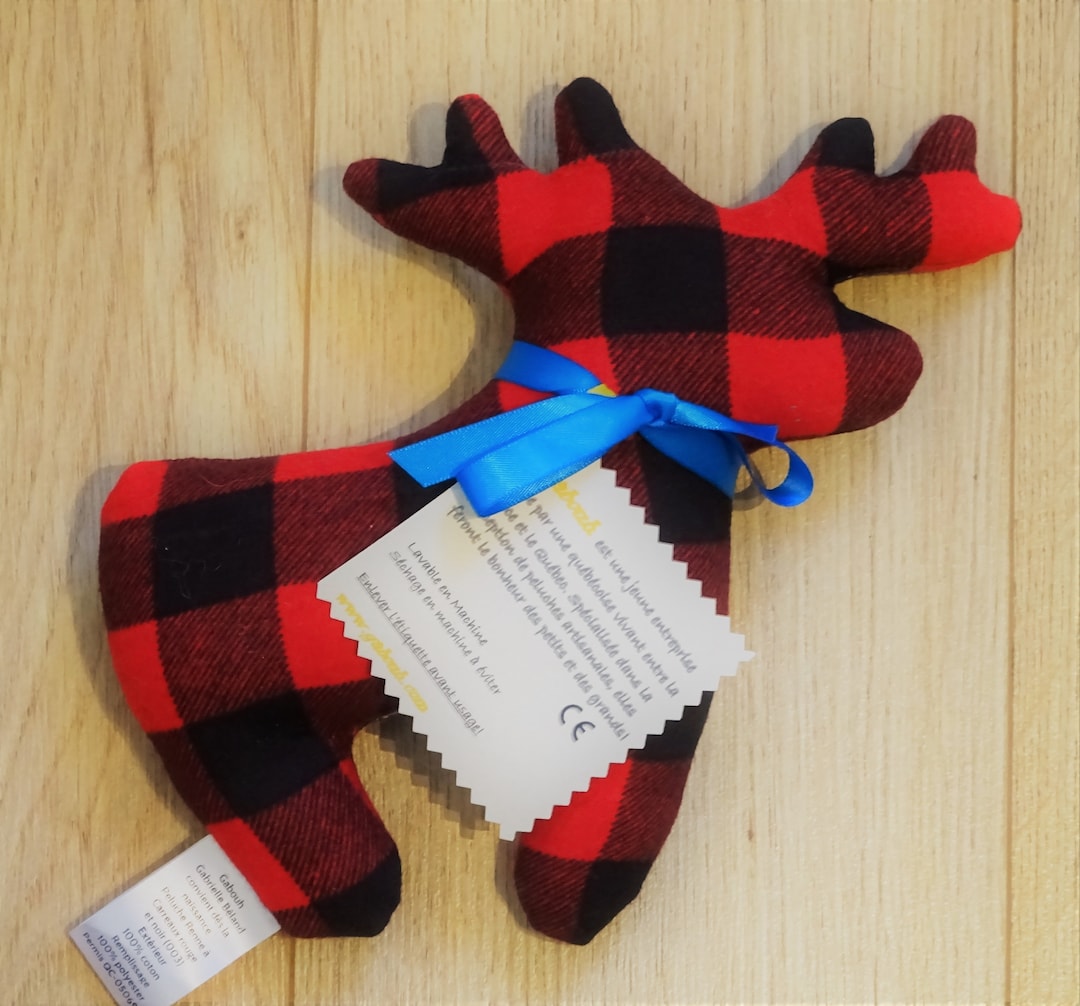 Cotton Caribou Plush Toy - Etsy