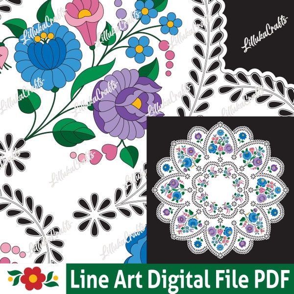 Hungarian Embroidery Pattern - Etsy