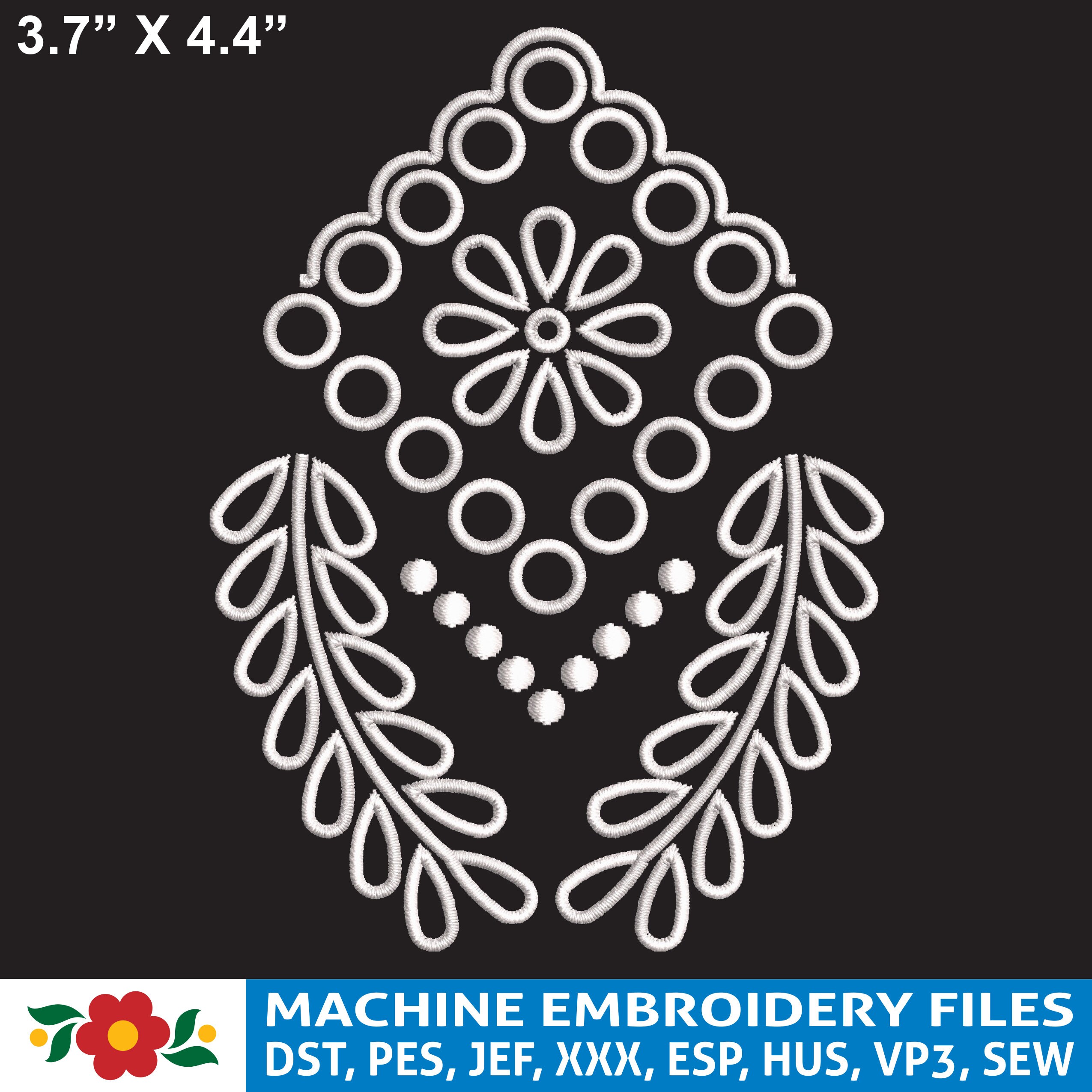 Border Bundle Machine Embroidery Files Hungarian Eyelet Design - Etsy