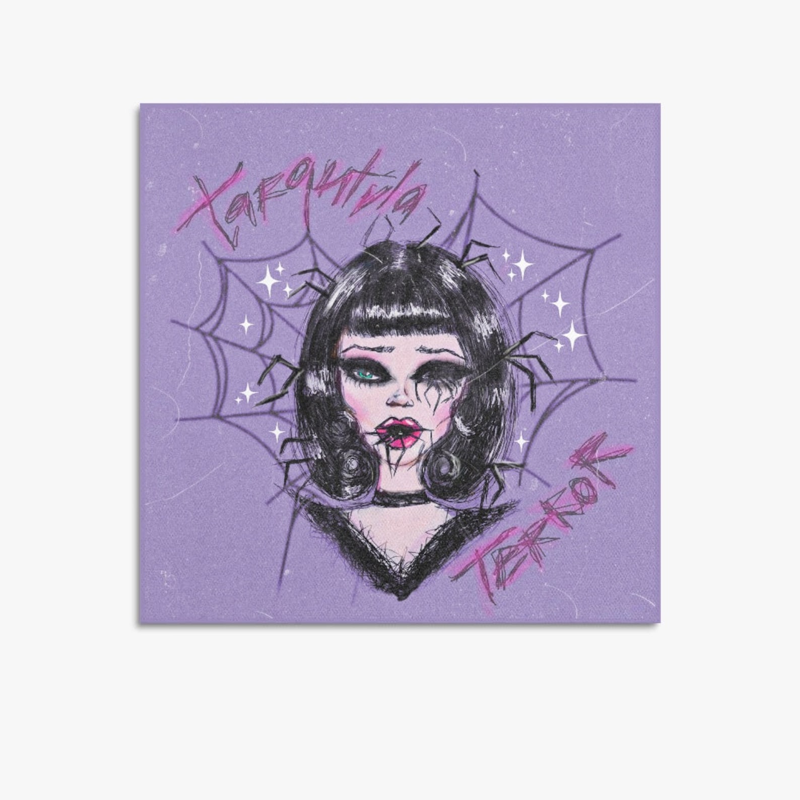 Creepy Cute Pastel Goth Aesthetic Tarantula Terror Vintage Haunted Doll ...