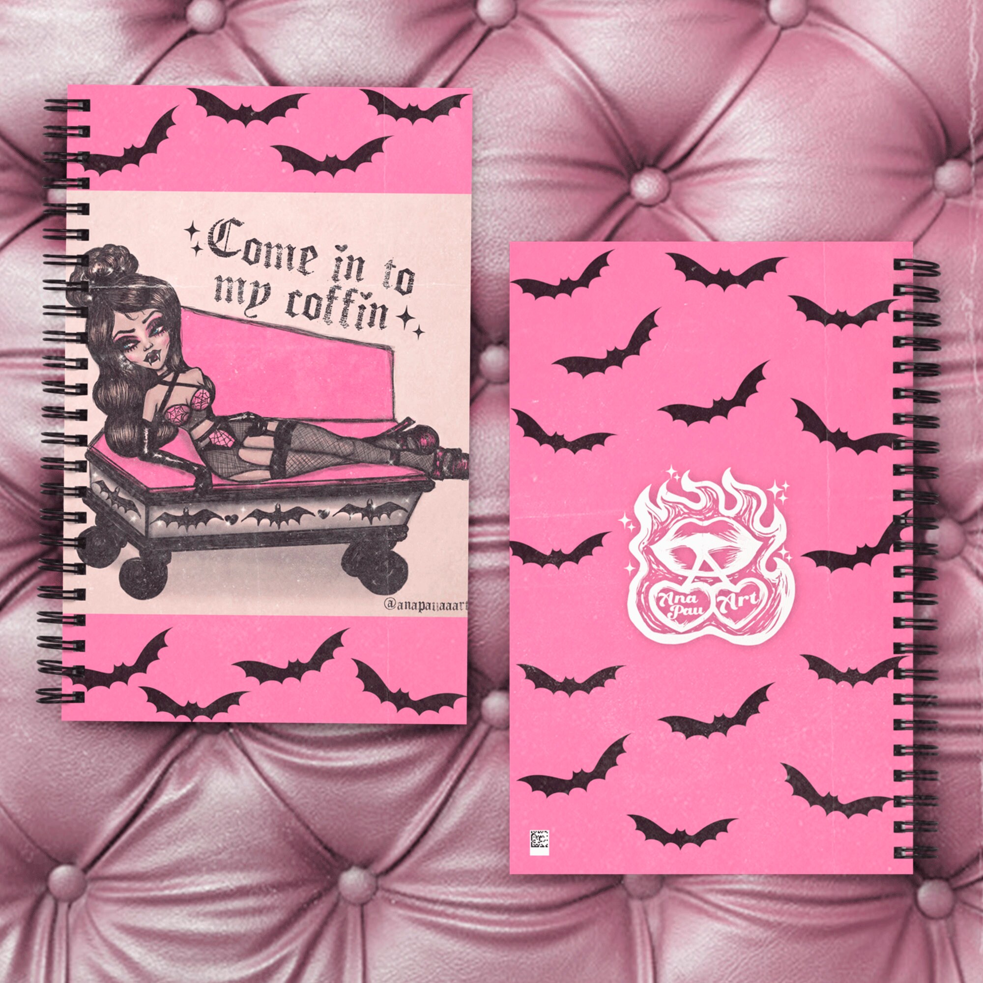 Pastel Goth Vampire Girl Notebook & Journal Cute Spooky - Etsy UK