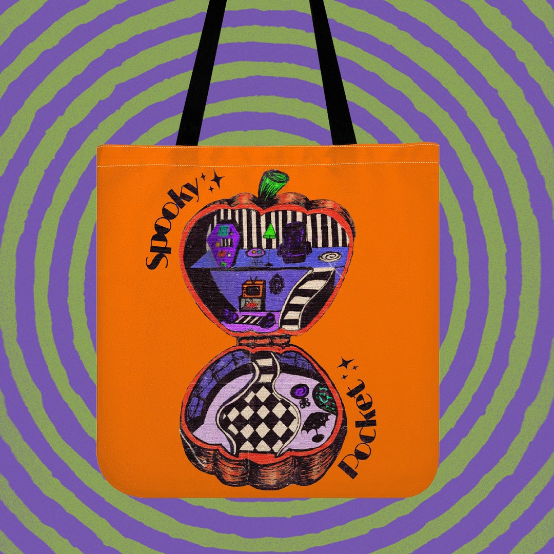Polly Pocket Halloween Doll House Tote Bag – Tim Burton Inspired ...