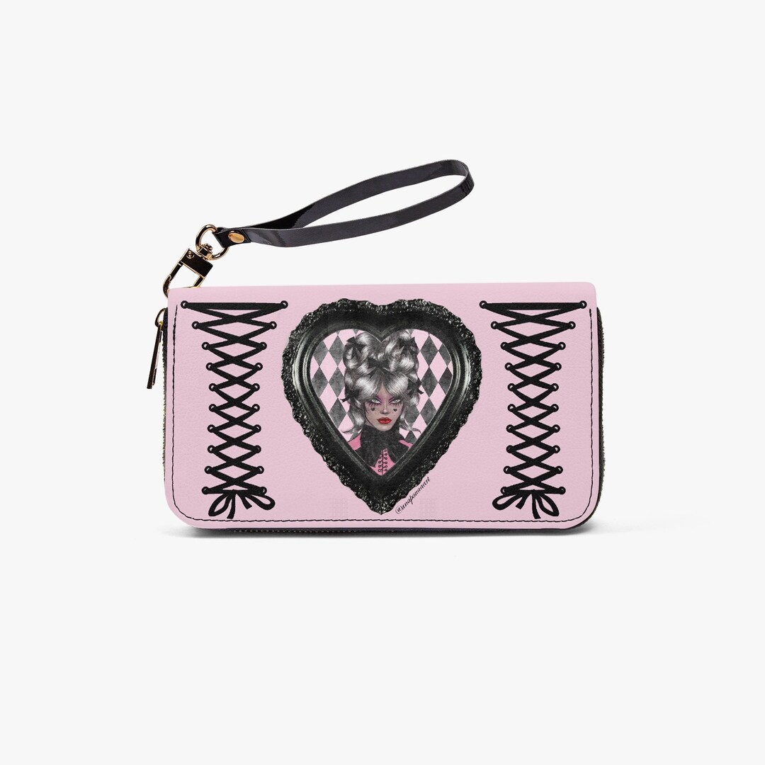 Ballet Pastel Goth Core Wallet - Dark Coquette Aesthetic, Elegant and ...