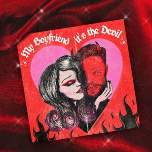 Devil Lovers / Demon Couple Art Print/ Alternative Grunge Home - Etsy UK