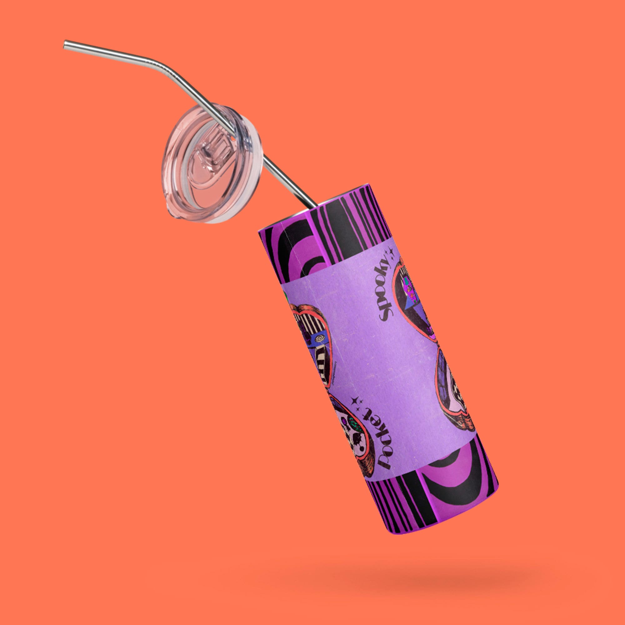 Polly Pocket Spooky Doll House Stainless Steel Tumbler / Tim Burton Art ...