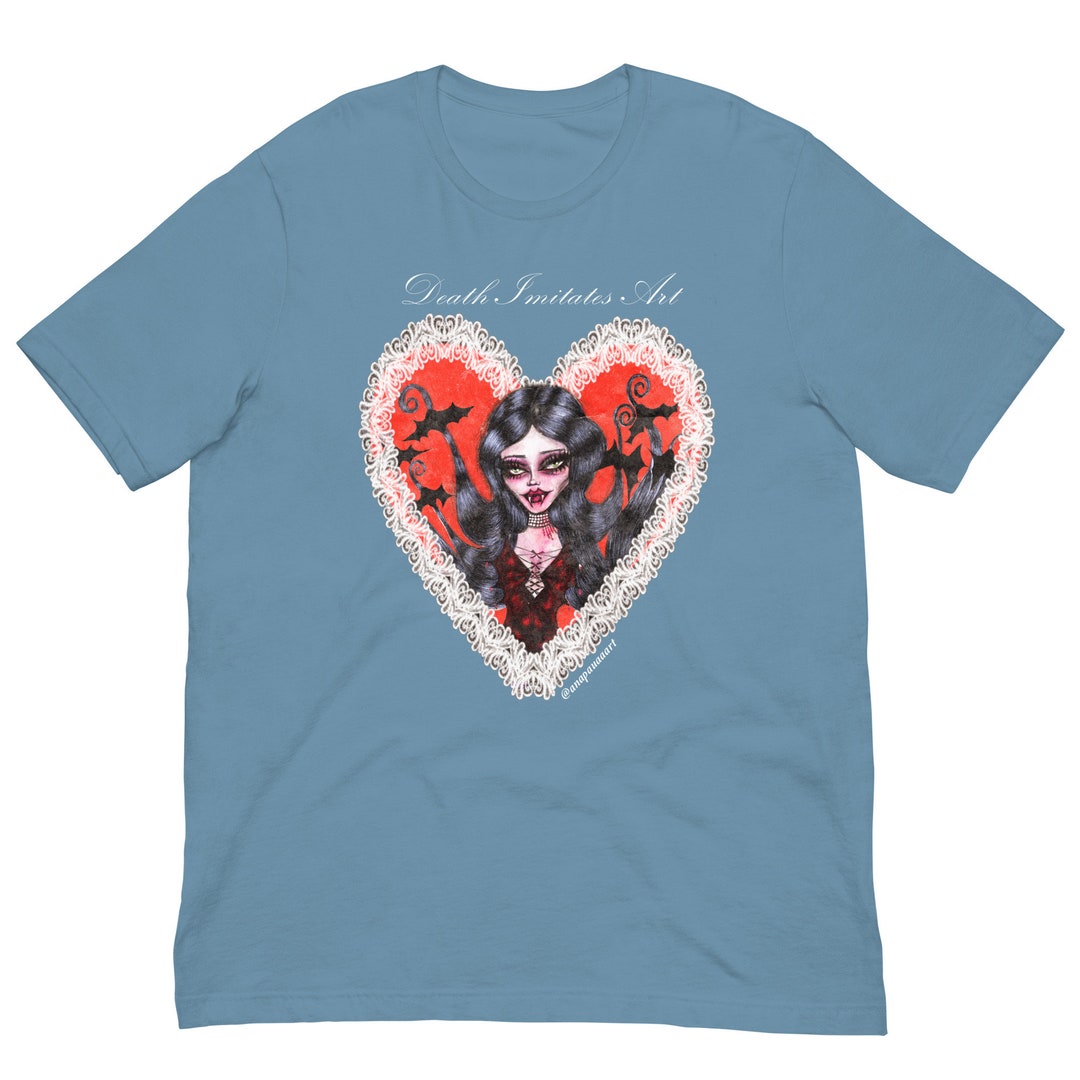 Halloween Vampire T-shirt - Spooky Aesthetic Clothes - Pastel Soft Goth ...