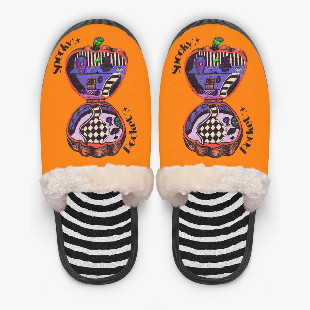 Polly Pocket Halloween Doll House Slippers Cozy – Tim Burton Inspired ...