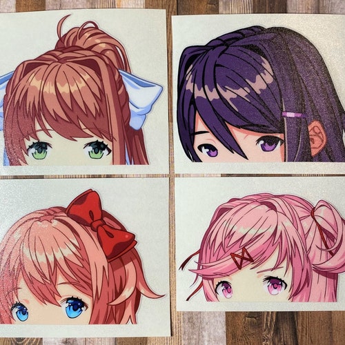 Doki Doki Literature Club Window Stickers - Etsy