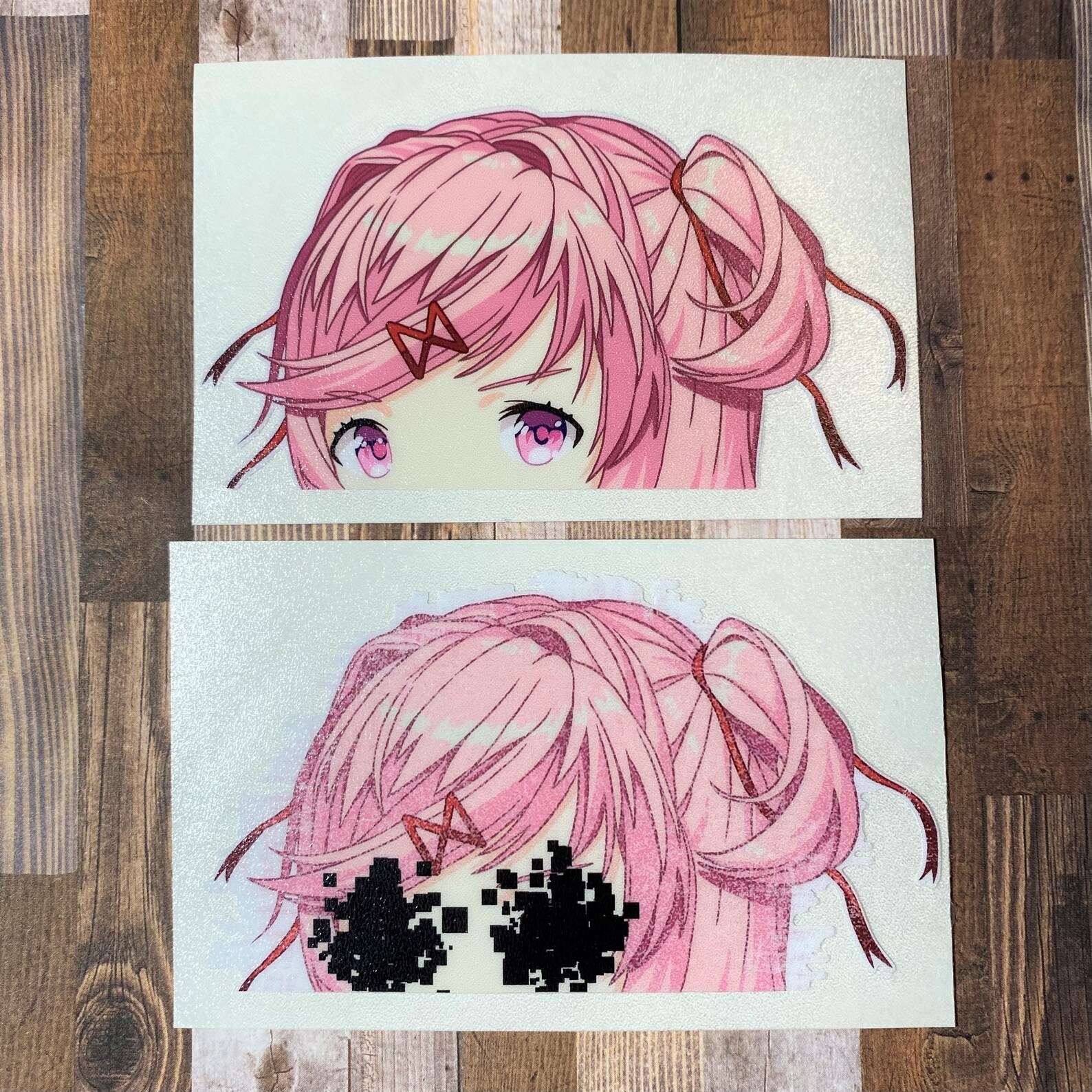 Doki Doki Literature Club Peeker Vinyl Stickers DDLC - Etsy