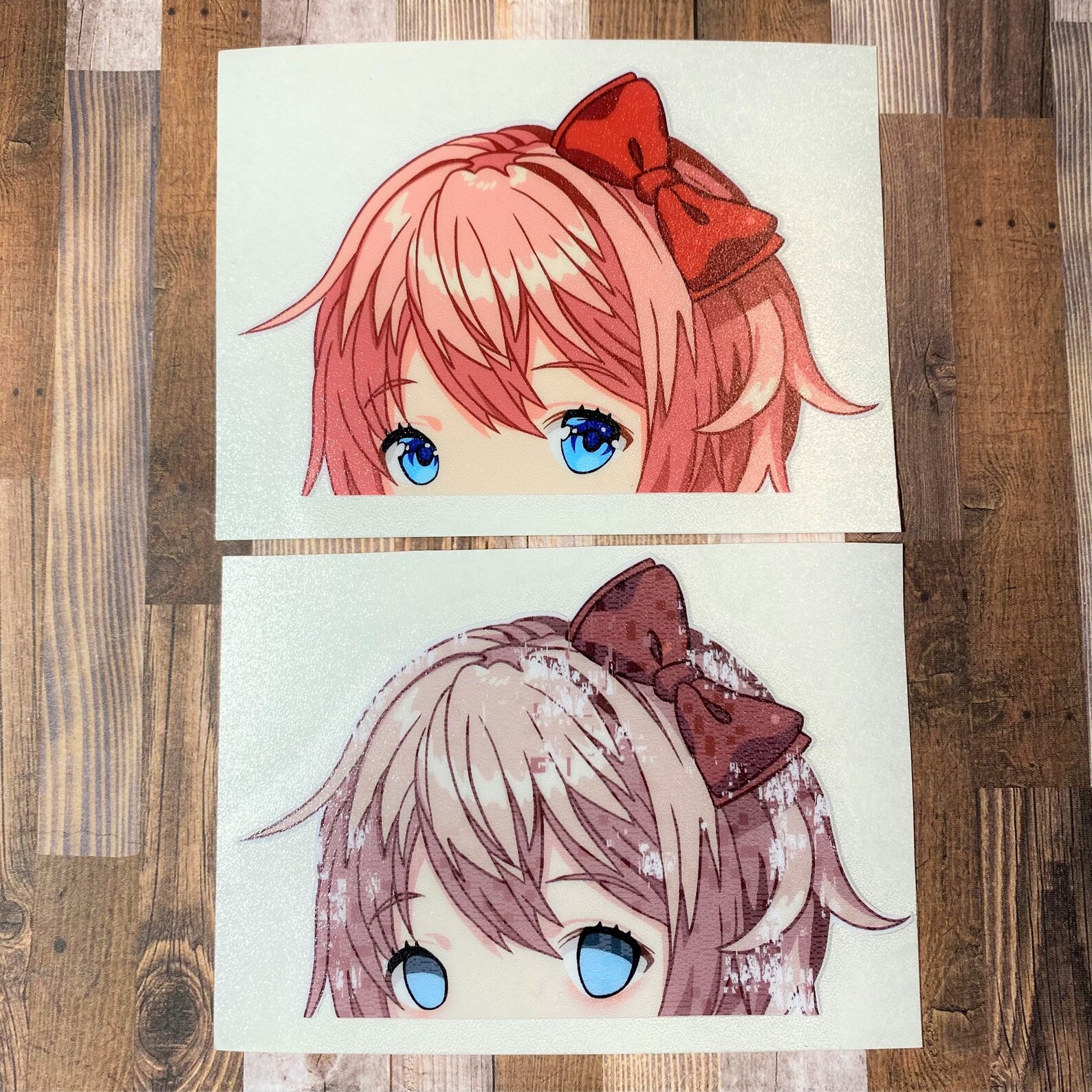 Doki Doki Literature Club Peeker Vinyl Stickers DDLC - Etsy