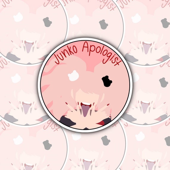 Junko Apologist Sticker Junko Enoshima Sticker Danganronpa - Etsy