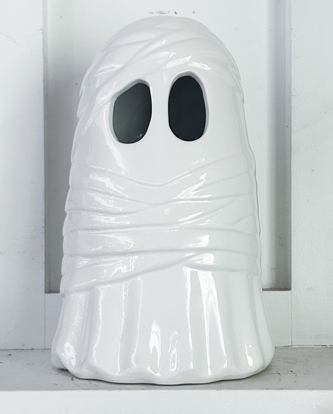 Light up Mummy Ghost Ghostie Halloween Statue - Etsy