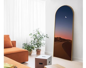 Arched Frame Abstract Landscape Modern Decoration Painting - Etsy