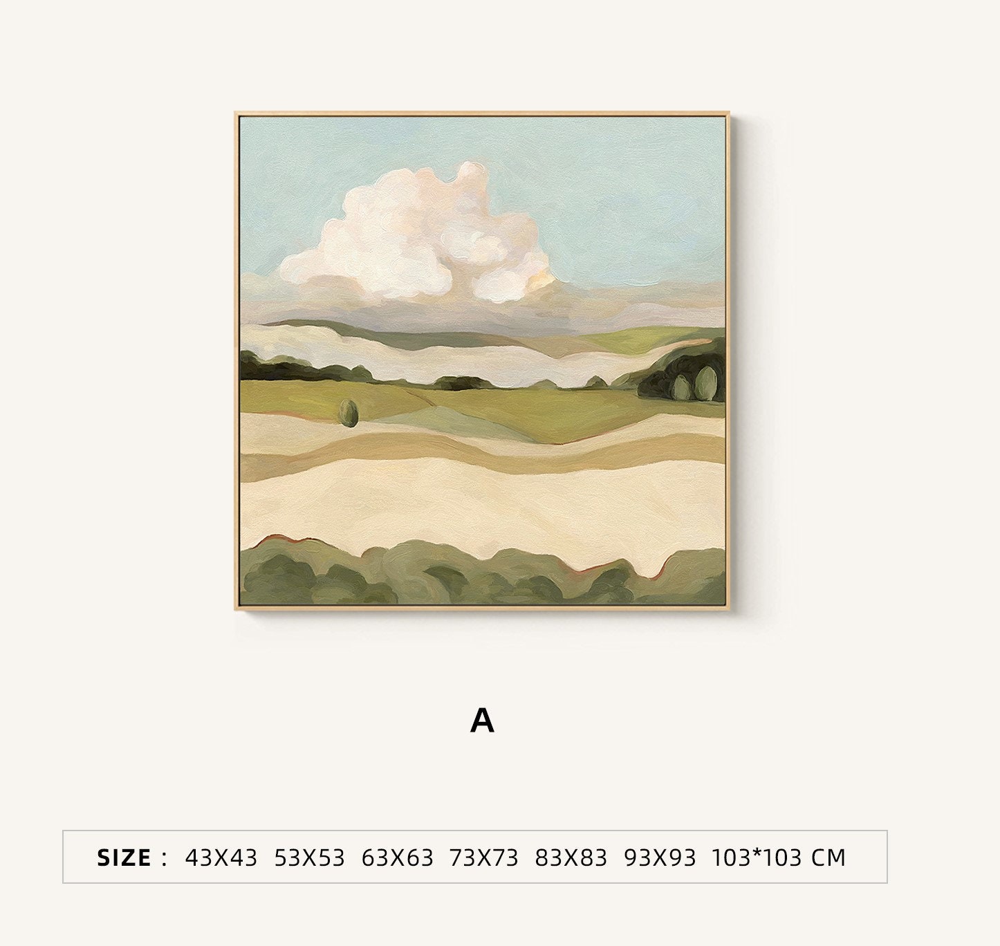 Grassland Modern Minimalist Abstract Landscape Decorative Painting ...