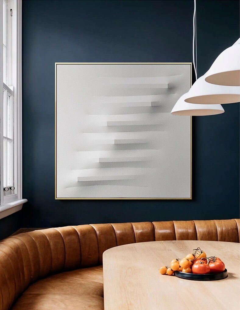 The Busted Contemporary Minimalist Style Colorblock Framed Wall ...