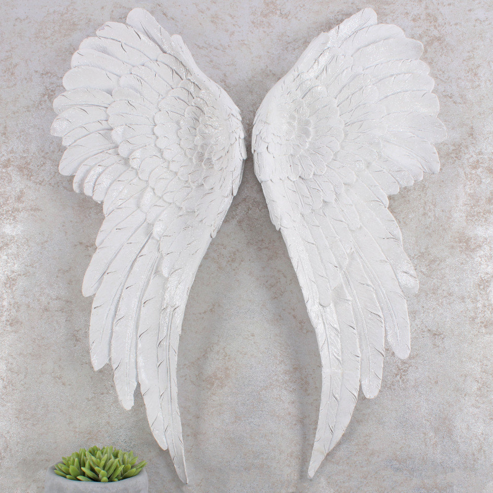 Alas de ángel grandes blancas o doradas, colgantes de pared, alas ...