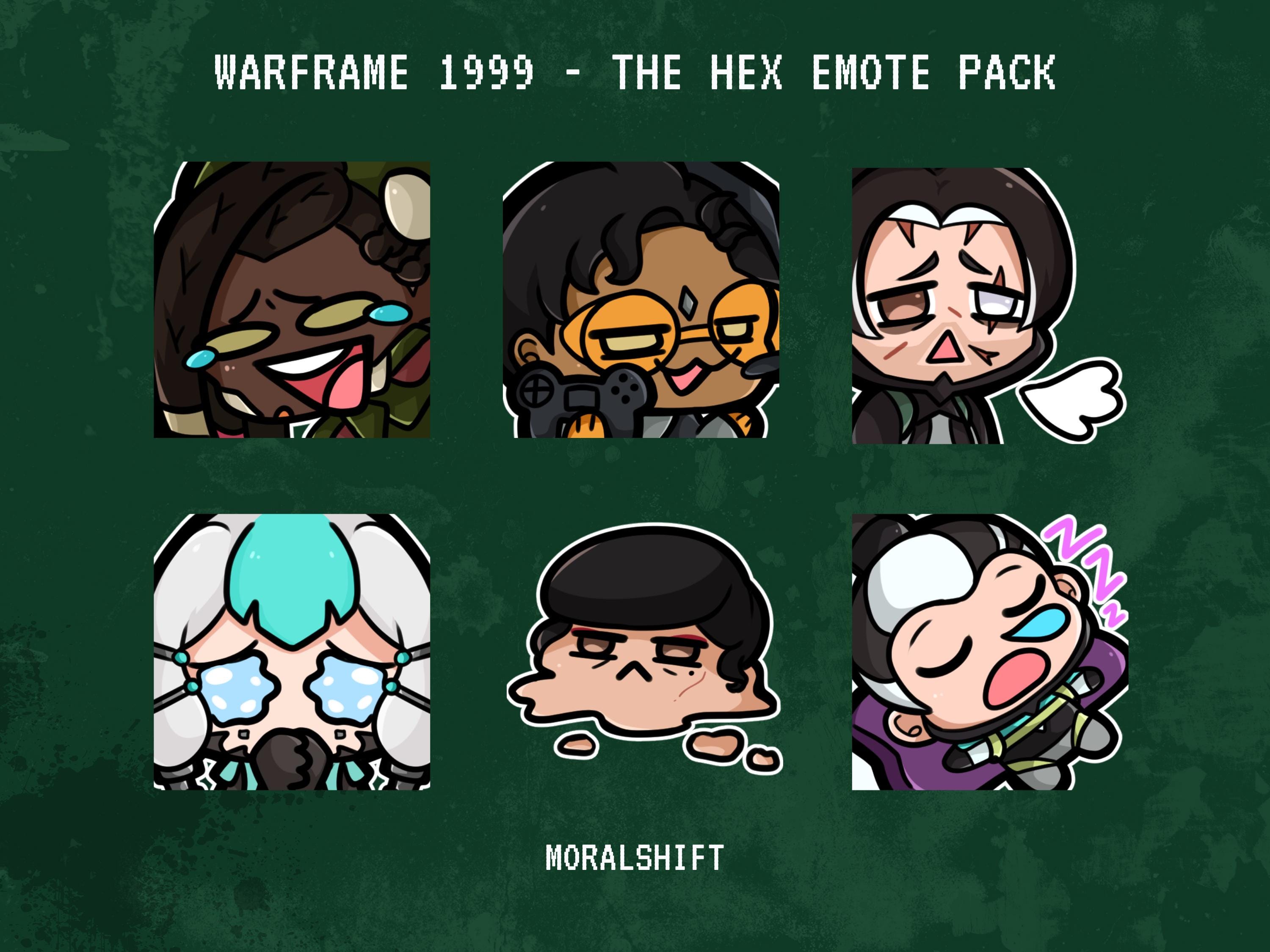 Warframe 1999 - the Hex - Twitch/discord PNG Emotes - Etsy