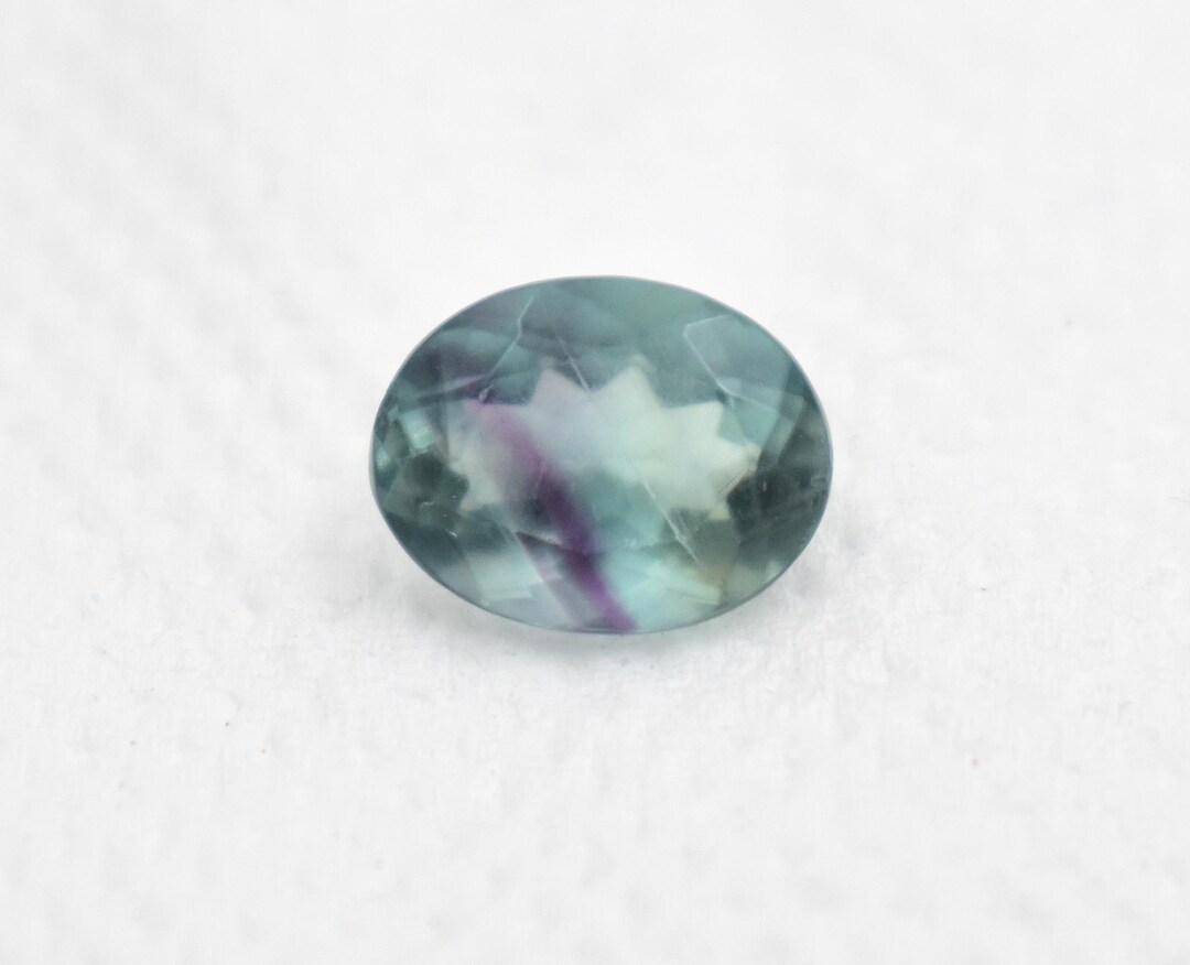 Multi Fluorite Oval Cut Stone Natural Gemstone | Fluorite for Jewelry ...