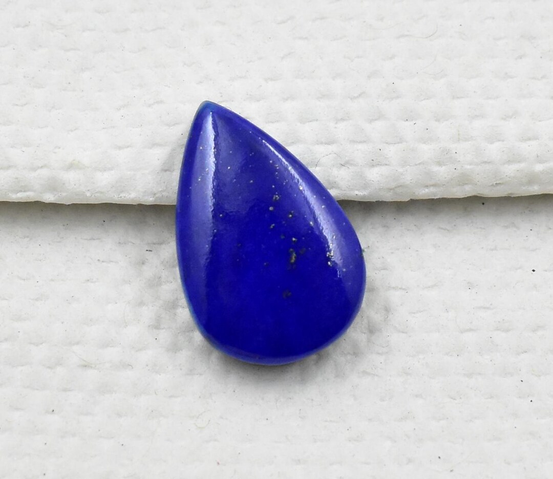AAA+ Natural Lapis Lazuli Light Blue Pear 23X15 MM Flat Back 19ct Lapis ...