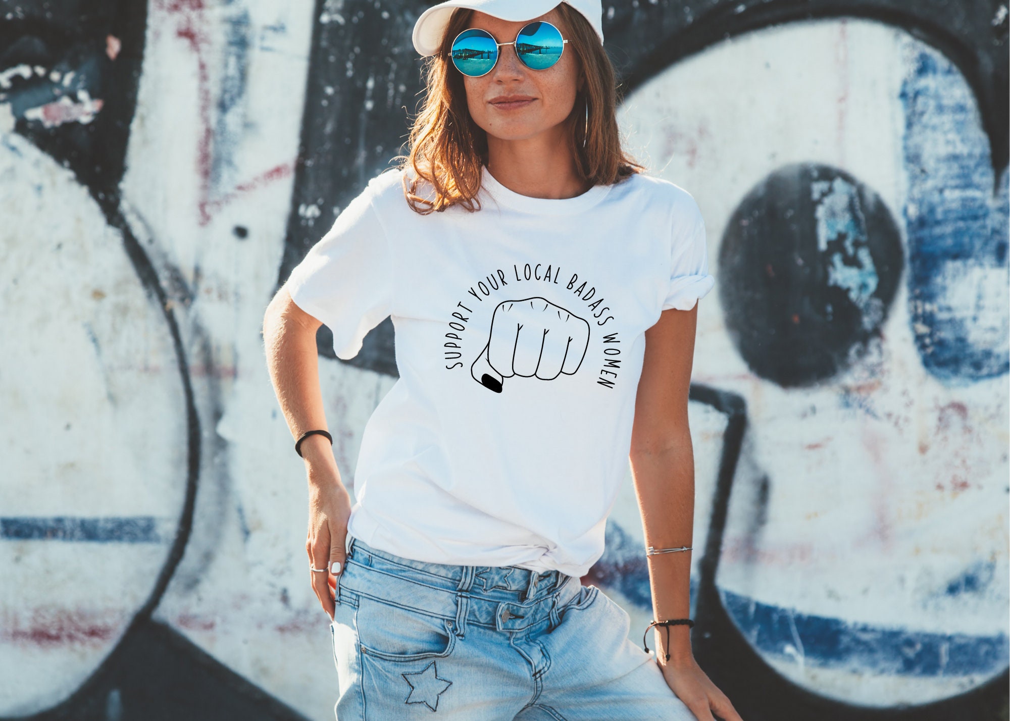 Support Your Local Badass Women SVG - SVG for Support Your Local Badass ...