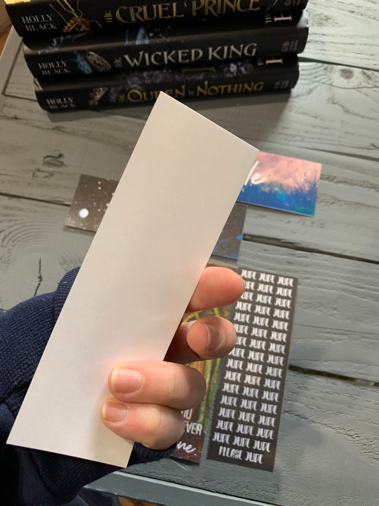 Set of 6 Folk of The Air Themed Bookmarks, Physical Bookmarks, Sturdy ...