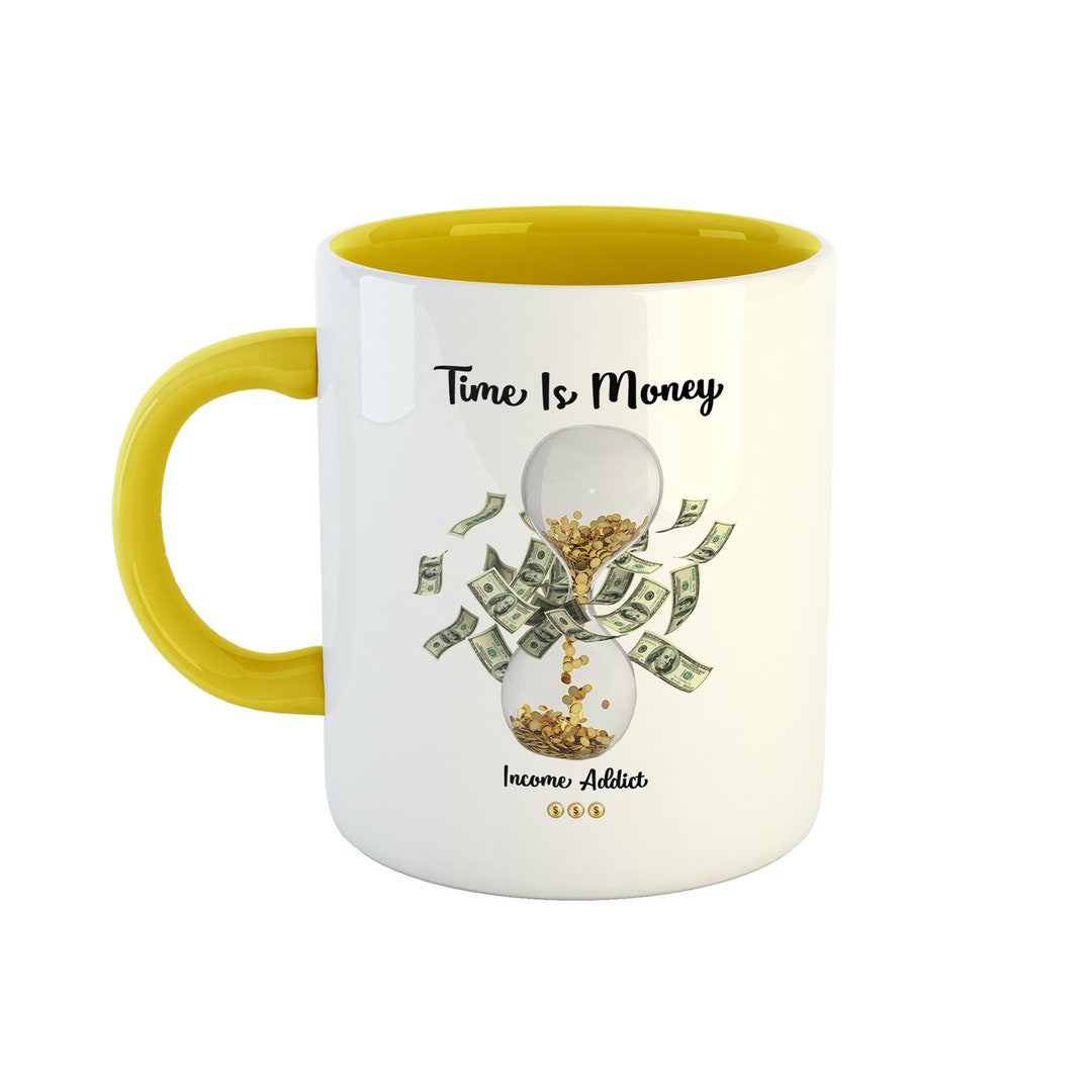 Time is Money Stock Market Mug Gift for Investor Best Friends Trader ...