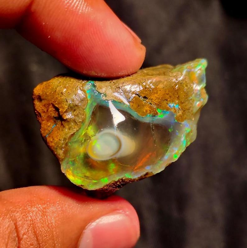 59.00 Carat Opal Rough, Fire Ethiopian Opal Gemstone Rough - Etsy