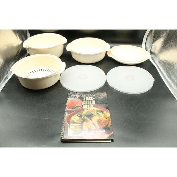 Tupperware 6 Piece W/mix & Match Menus Book Stack-cooked Meals - Etsy