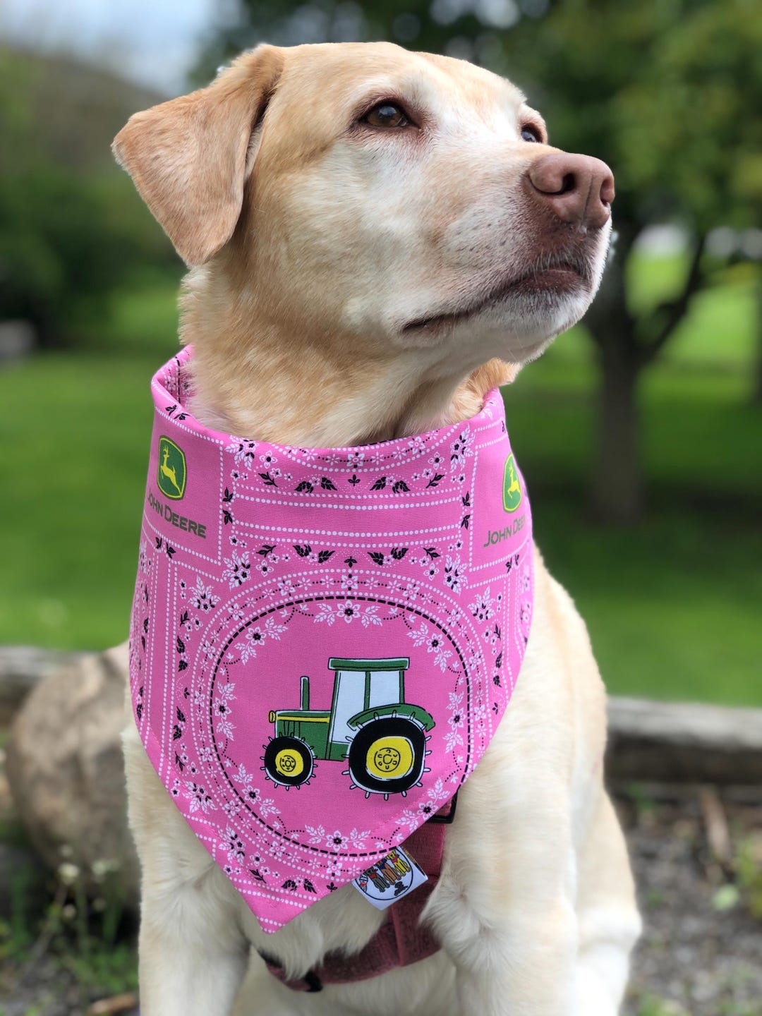 Tractors Dog Bandana / Dog • Cat Bandana / Tractors Pet Bandana ...