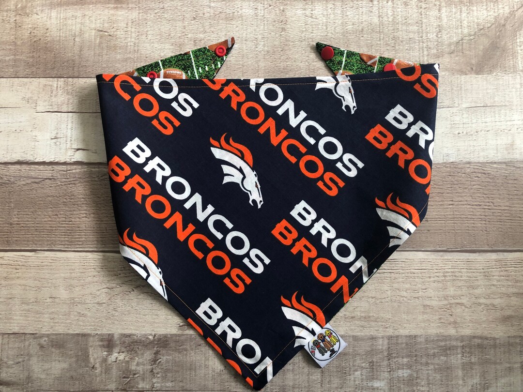 Denver Broncos Dog Bandana / Denver Broncos /dog•cat Bandana / Pet ...