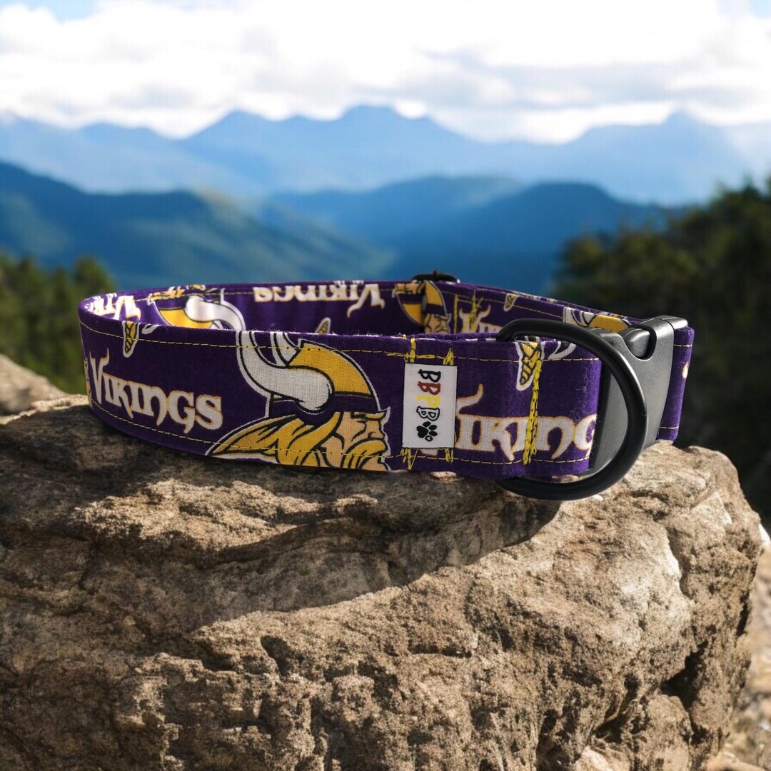Dog Collar • Bears Collar • Vikings Dog Collar • Pet Collar • Cat ...