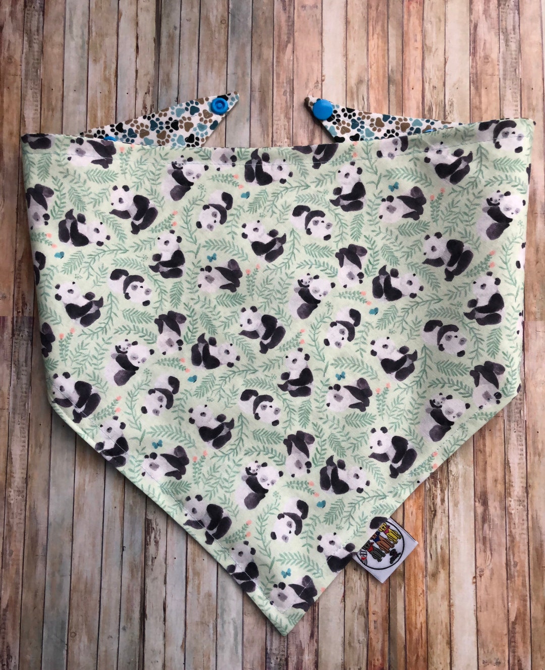 Panda Bears Dog Bandana / Panda Bears / Panda Dog Scarf / Dog•cat ...