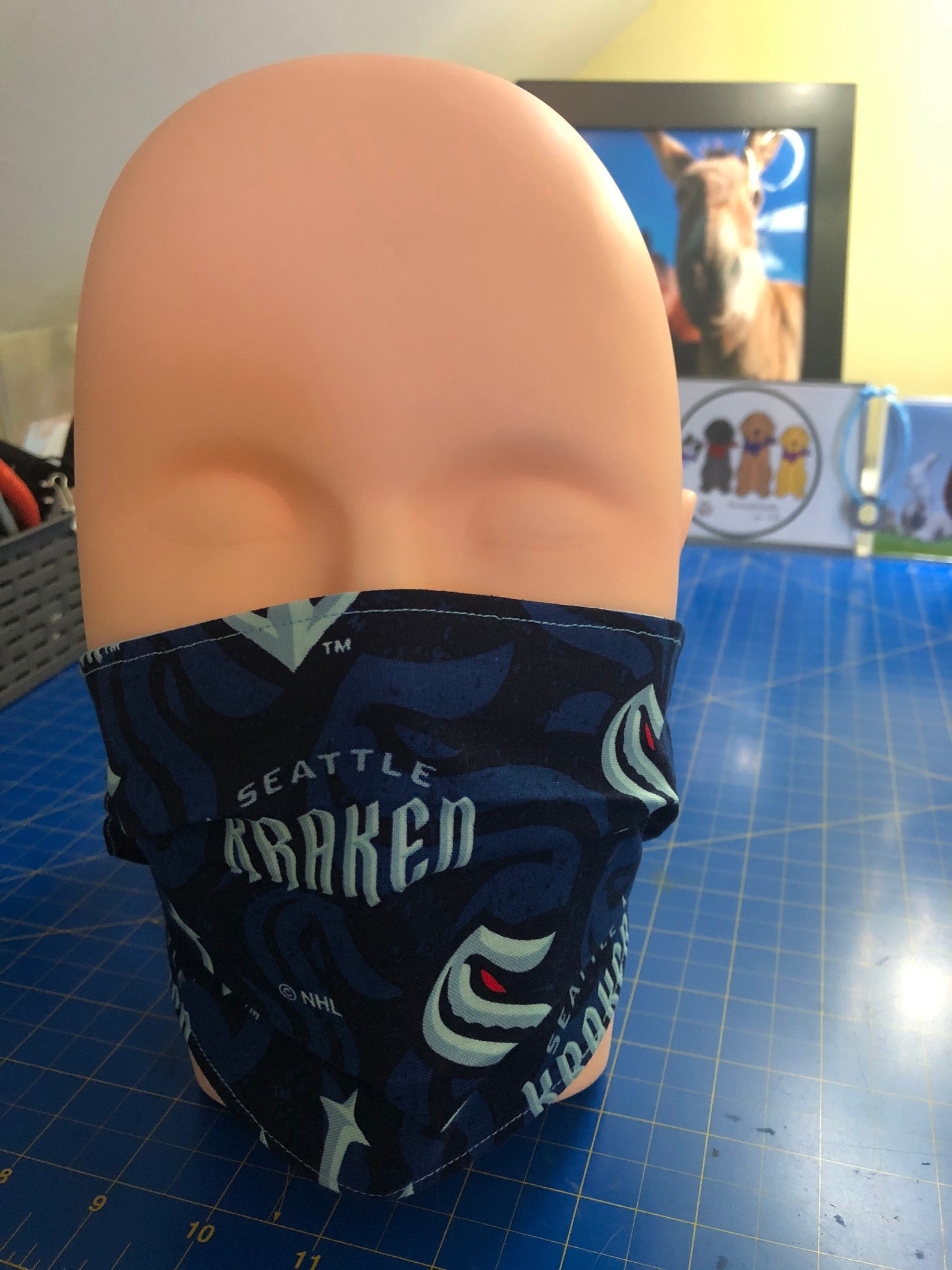Seattle Kraken Face Masks / Seattle Kraken / NHL Face Masks / | Etsy