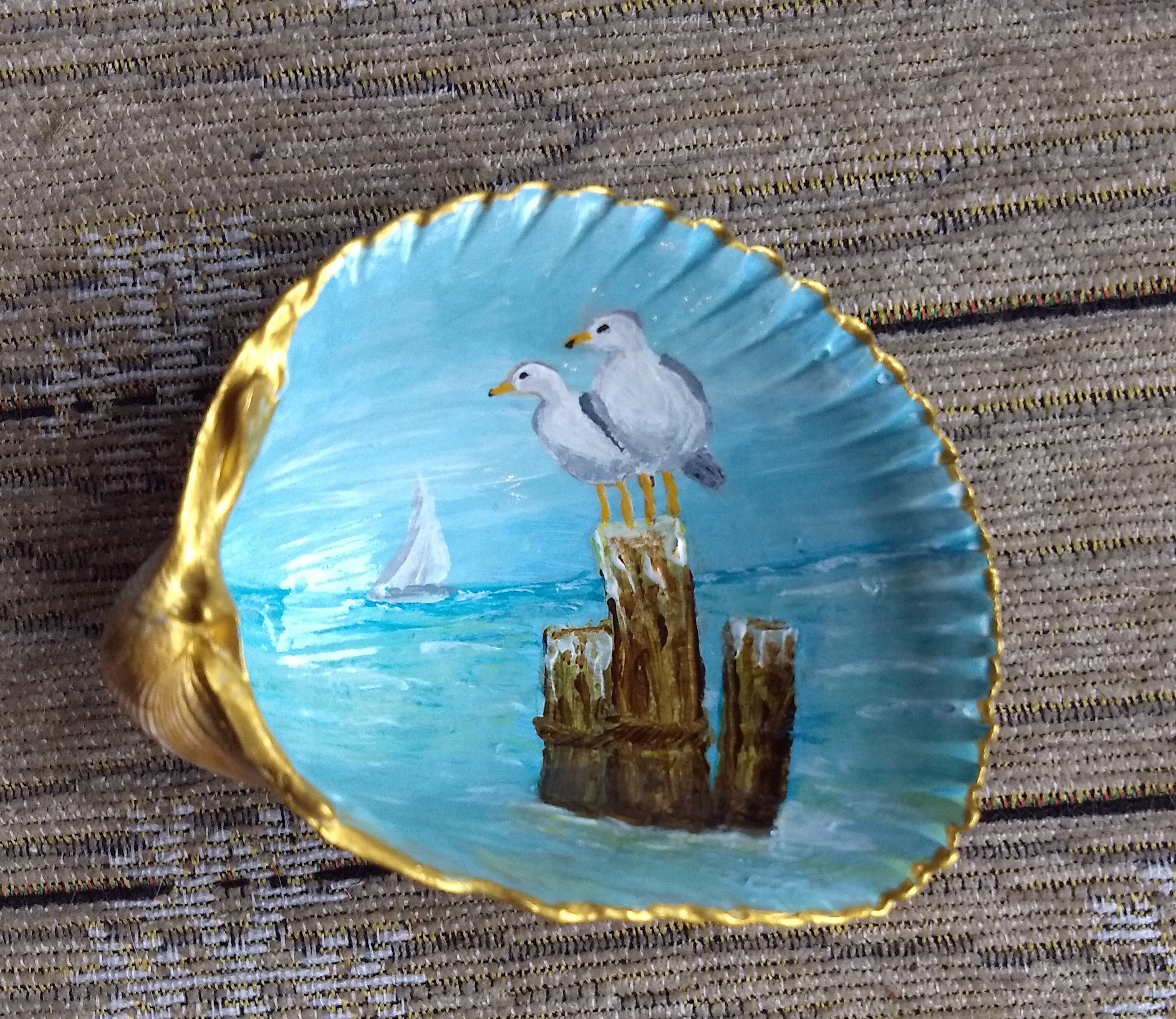 Hand Painted seashells | Etsy