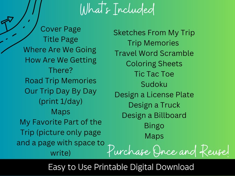 Kids Travel Journal Printable - Etsy
