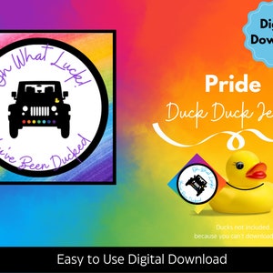 Jeep Ducks Digital Download | Printable Tag Template | Jeeping Ducks ...